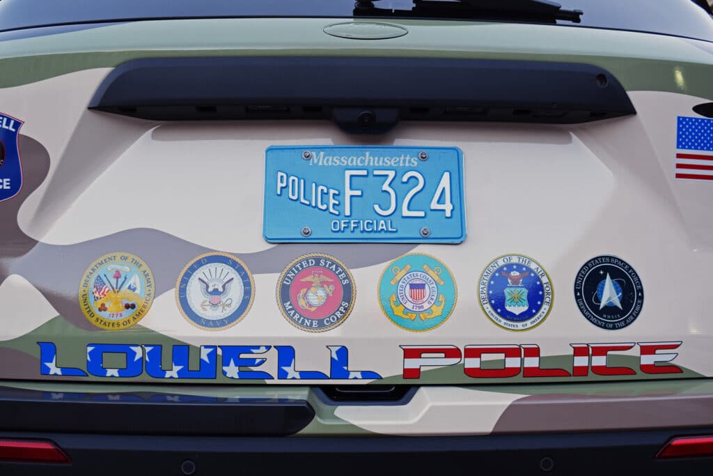 Lowell Police Department Unveils Cruiser Honoring Veterans – Lowell Police Department