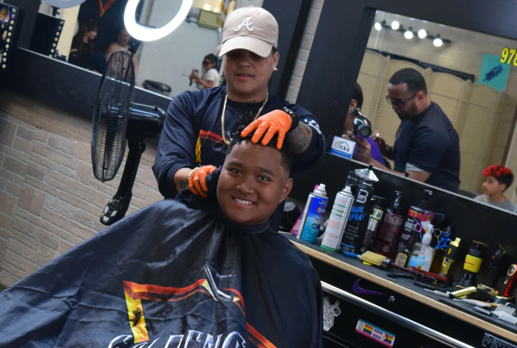 PHOTOS: Lowell Police Youth Services Partners with Golden Cuts to Offer ...